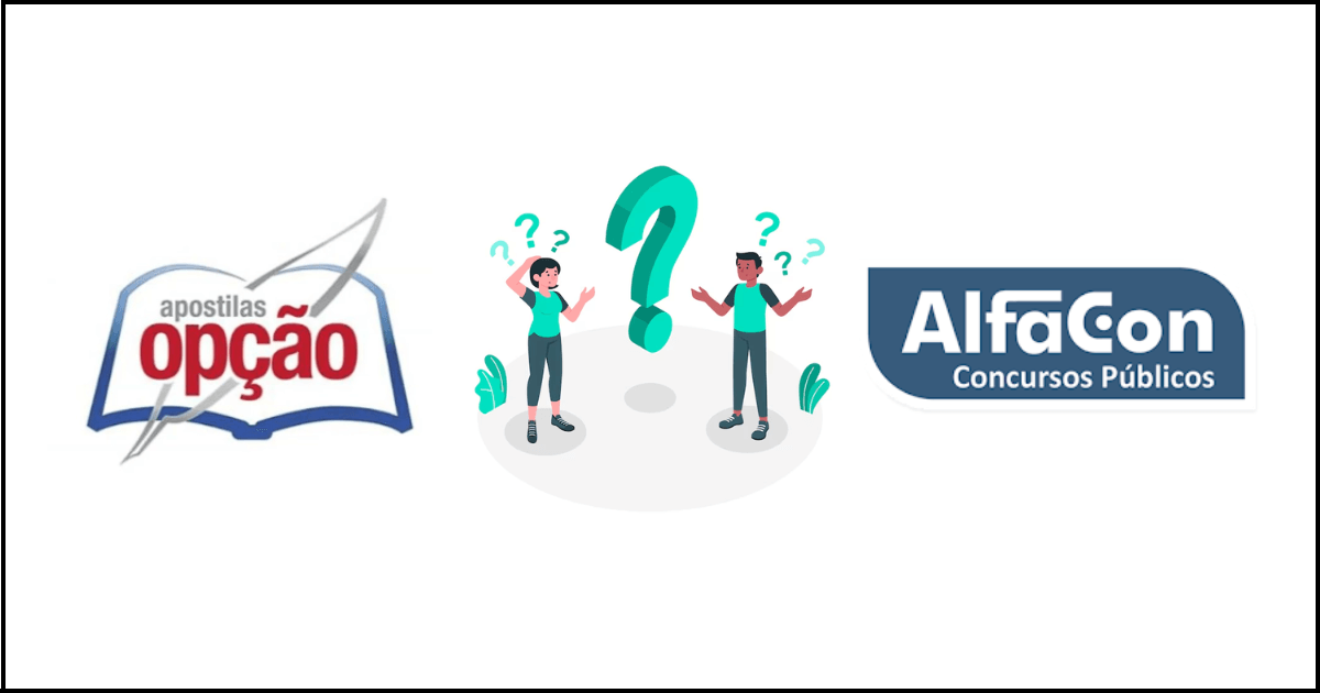 Apostila Opção ou Alfacon: Qual é Melhor?